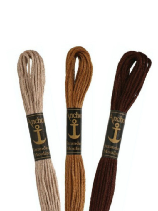 Hilo Anchor tonalidades marrones — FELINA ARTYCRAFT