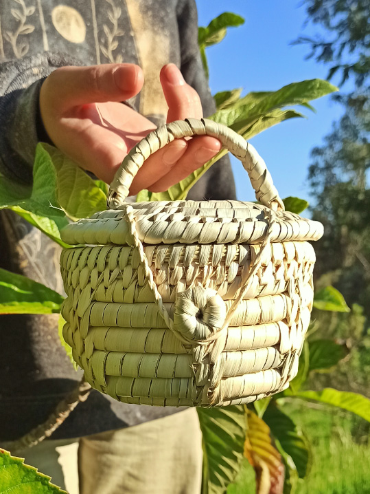 Kit Chapen: Costurero tradicional tejido en ñocha + bastidor 3d ...
